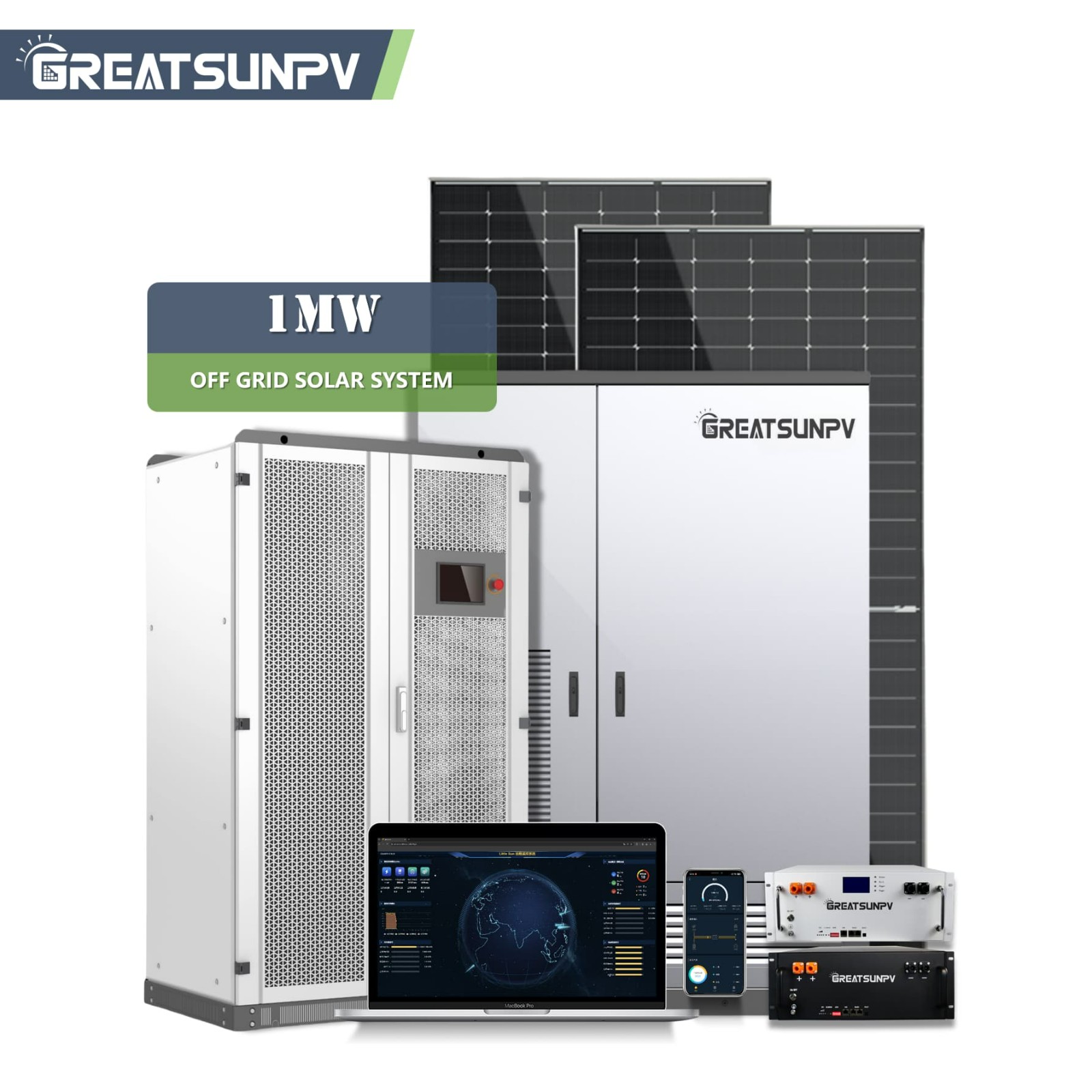 1MW Off Grid Solar Power Plant with 2MWh Storage suppliers ...