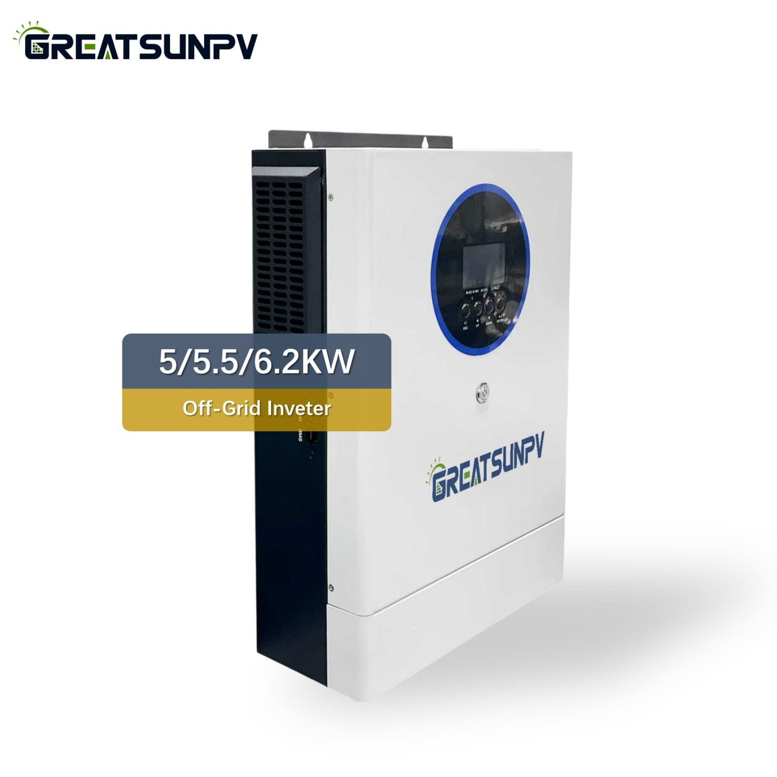 GREATSUNPV 5kW 5.5kW 6.2kW Off Grid Solar Inverter | Pure Sine Wave ...